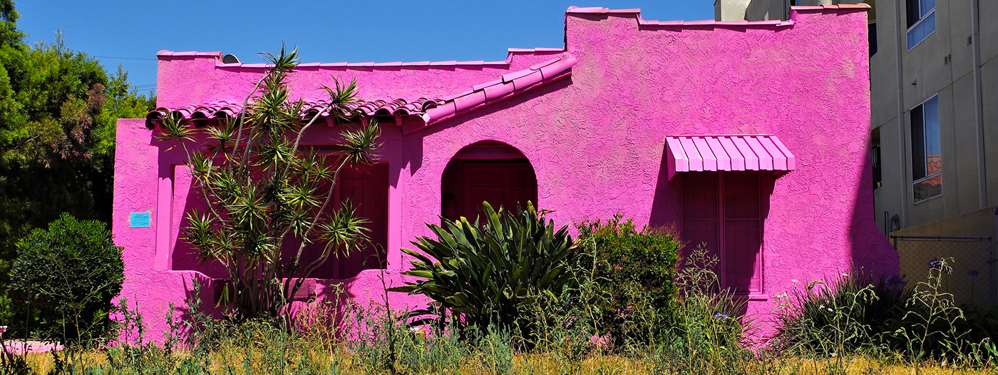 What's the deal with the hot pink houses in Mid-City LA ...