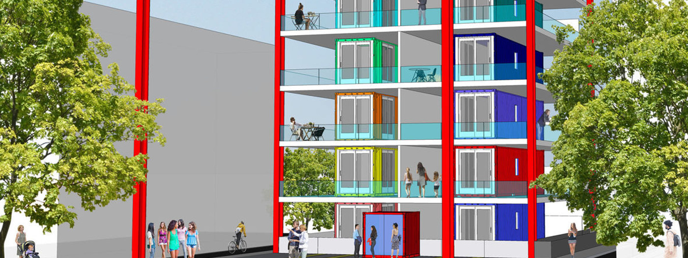 'Stackhouse' Shipping Container Development Rising in Downtown Tucson ...